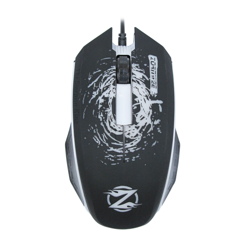 ZORNWEE XG73 PIONEER WIRED 3 BUTTONS USB A 2.0 GAMING MOUSE 2000Dpi BLACK-WHITE ΠΟΝΤΙΚΙ ...